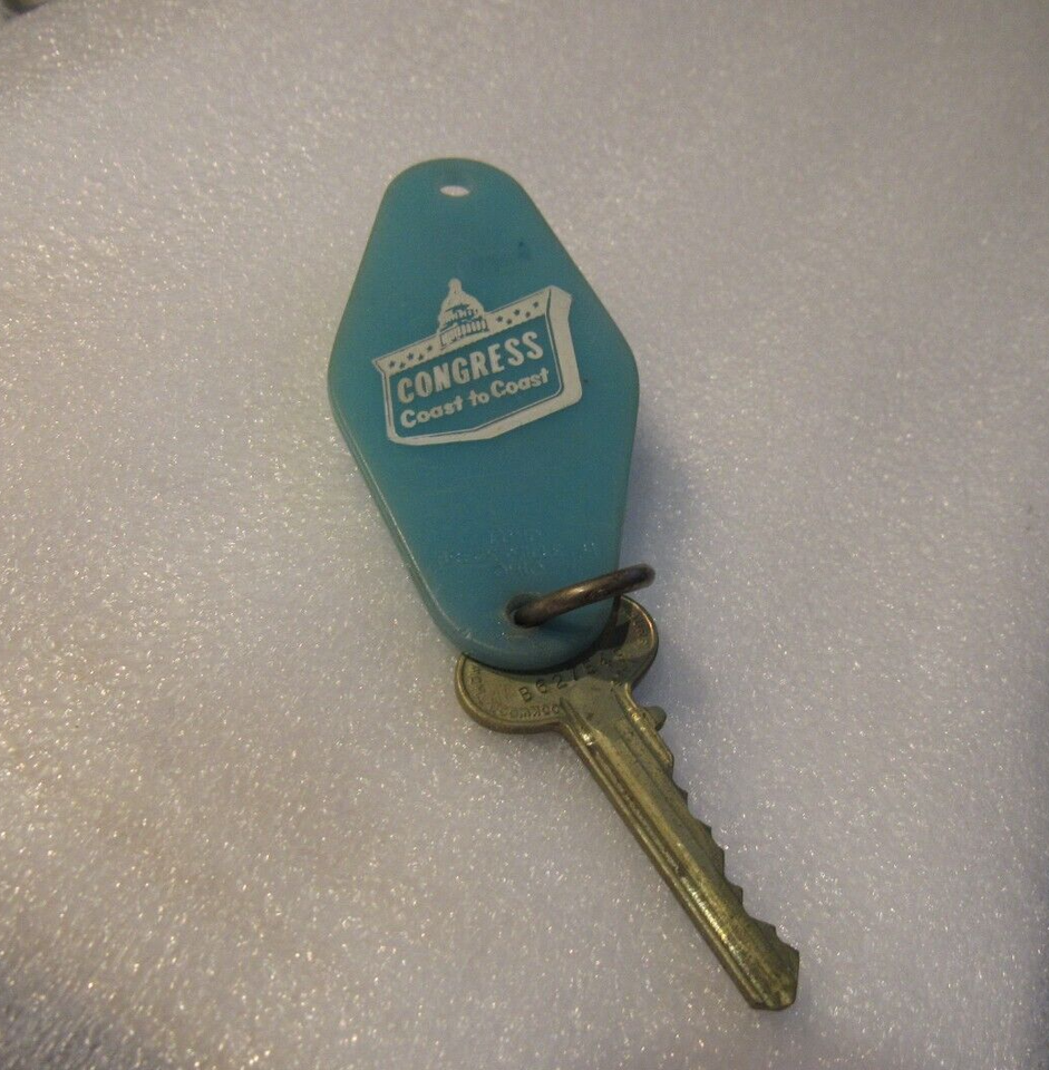 Vintage Congress Inn Richmond VA Hotel Room Key 61 Original Collectible ...