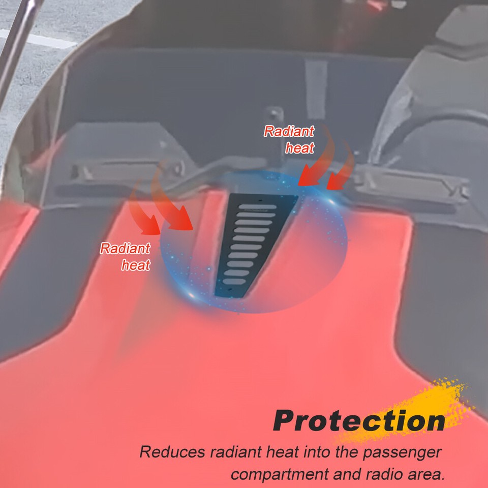 Aluminum Hood Vent Insert Fit For POLARIS Slingshot Base / SL / SL LE ...