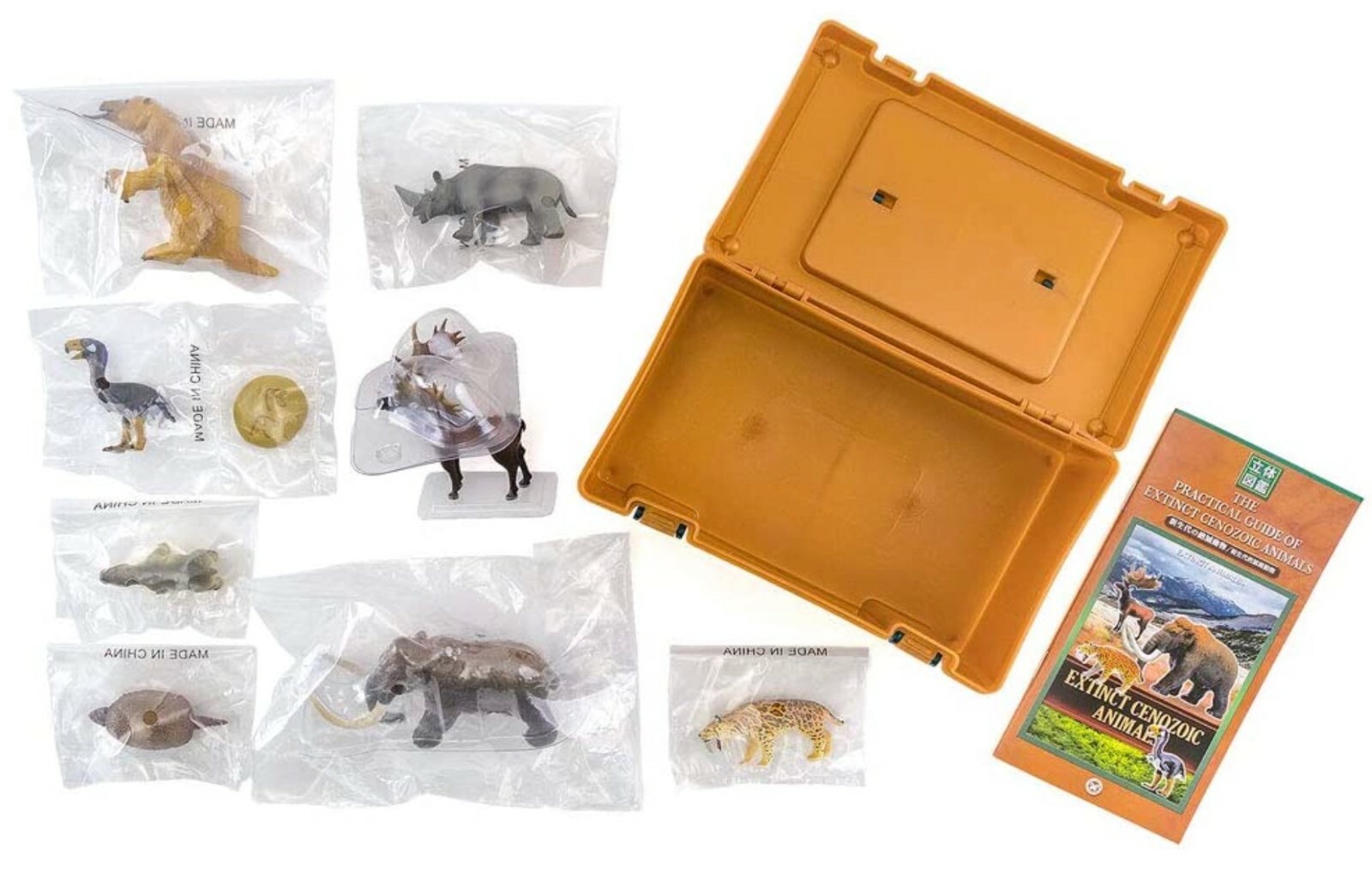 New Extinct Cenozoic Animals 8 kind of Miniature Figure Set In Box ...