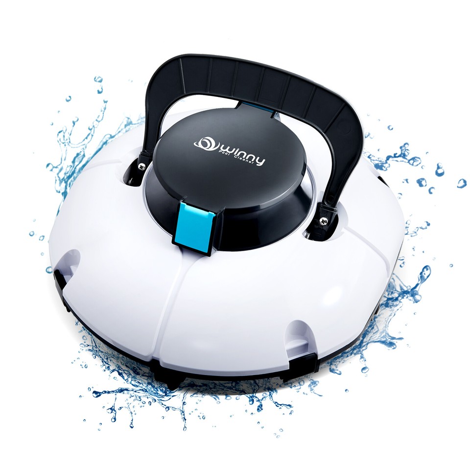 WINNY POOL CLEANER Cordless Pool Robot Vacuums Robotic for Above Ground ...