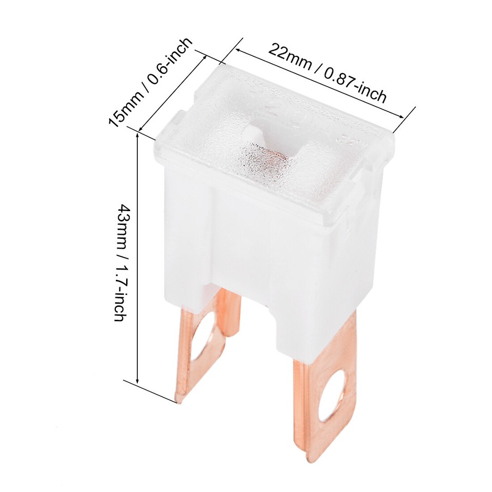 Automotive Cartridge Fuse 32V 120A Male Terminal Blade Car Truck ...