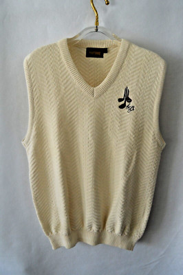 Steve Stricker Fairway Sport Golf Vest Sweater Men Ivory XL | eBay