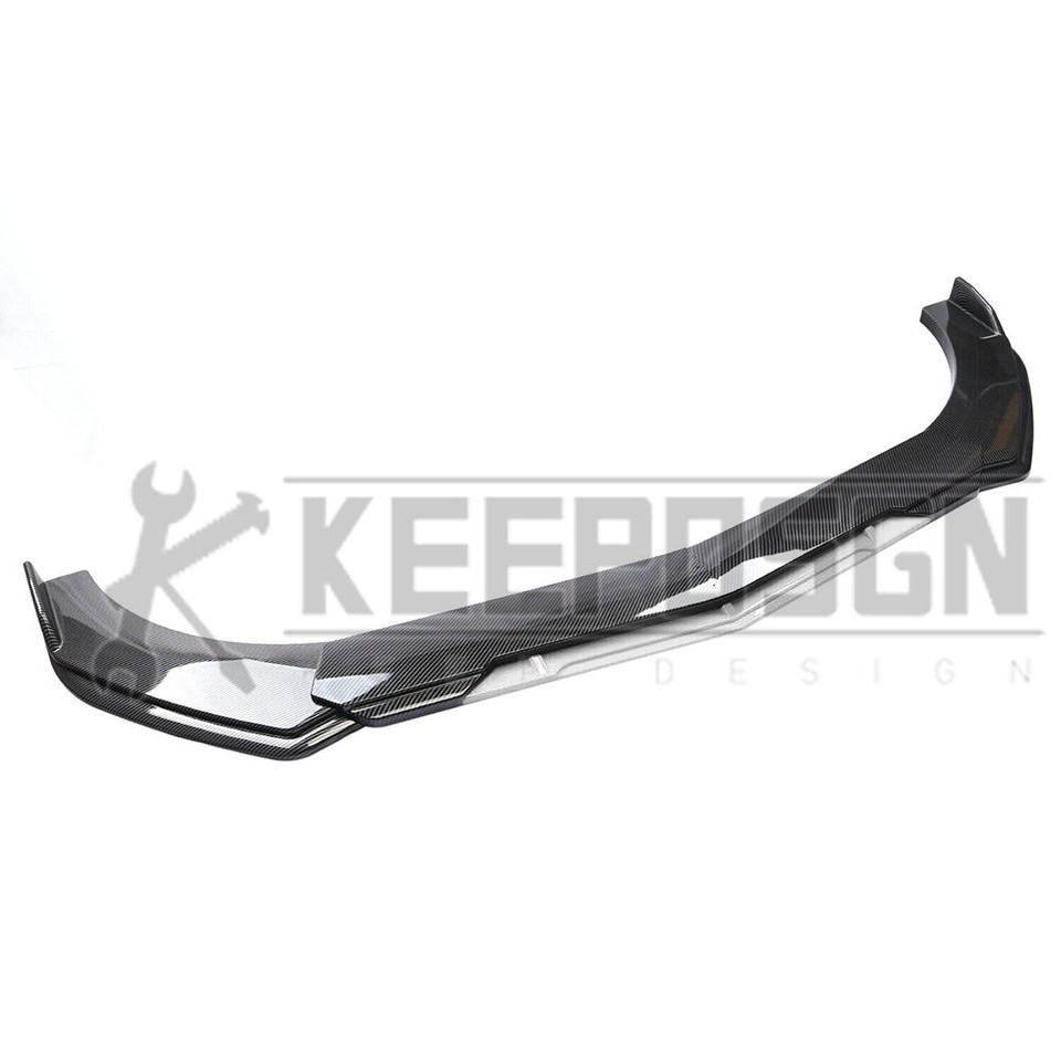 CARBON FIBER Body Kit Front Bumper Lip Splitter Spoiler for Subaru ...