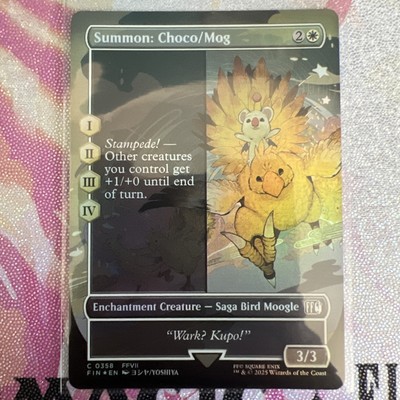 MTG FOIL Summon: Choco/Mog (Full Art ) English | eBay