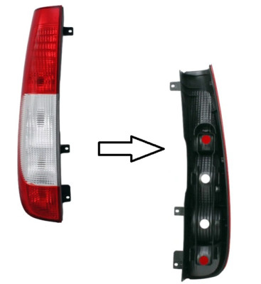 LAMPE FEU POUR MERCEDES VITO 2003-2010 ARRIERE GAUCHE 6398200164 NEUF ...