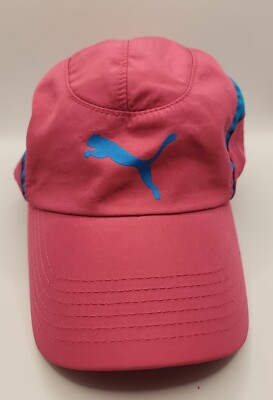 Puma Baseball Cap Tennis Hat Pink And Blue Adjustable | eBay