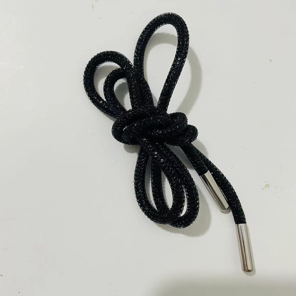 2pcs Rhinestone Shoe Laces Hoodie String Mesh Rope Replacement ...