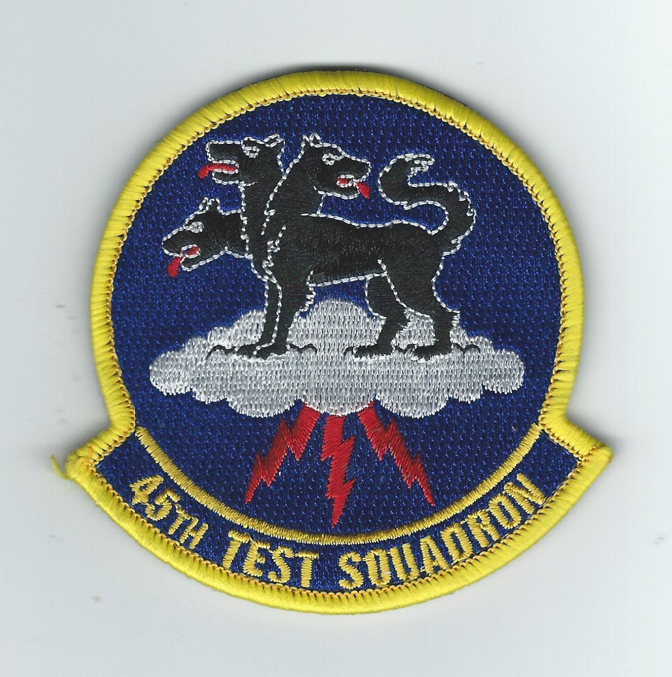 45th TEST SQUADRON (THEIR LATEST) patch | eBay