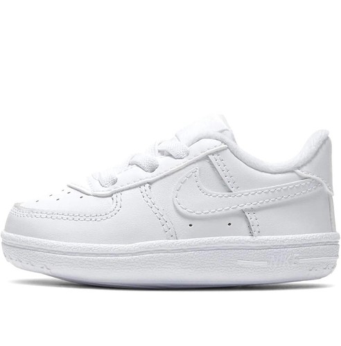 Nike Force 1 Crib Booties Shoes Size 4C Baby Infant Triple White CK2201 ...