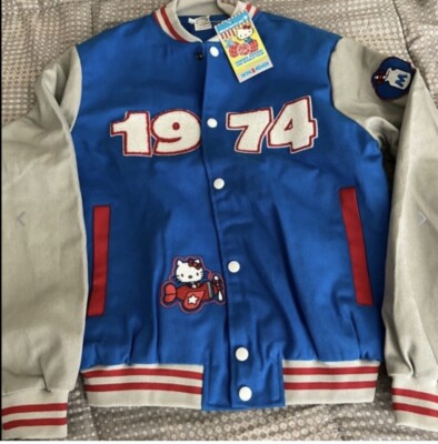 NWT Sanrio Hello Kitty Friends Around the World Tour Varsity Jacket ...