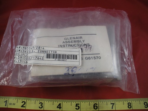 Glenair M85049/28-4 Connector Strain Relief Clamp Shield Mil Spec ...