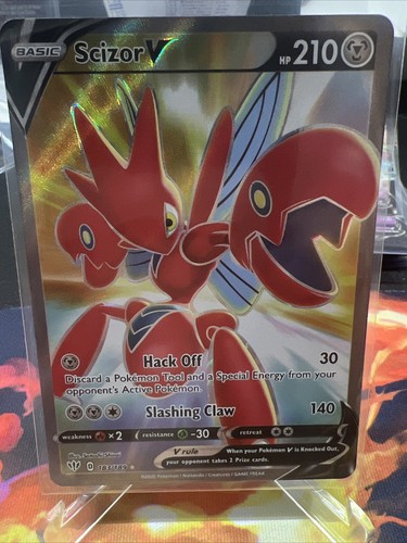 Scizor V 183/189 Darkness Ablaze Full Art Holo Rare Pokemon TCG NM/M | eBay