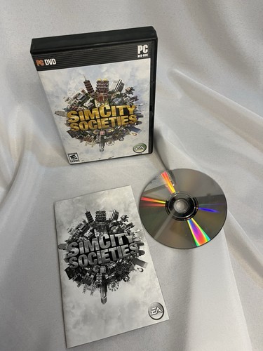 SimCity Societies Sim City PC DVD-ROM Manual Included. Very Good Shape ...