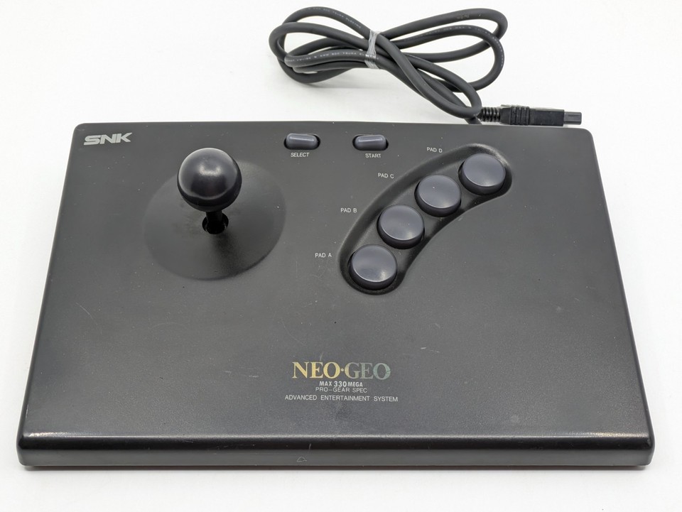 Neo Geo AES Console NEO-0 SNK Joystick Controller AC Adapter Tested ...