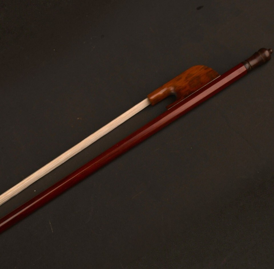 Pro Master Old German Baroque Style Ironwood Violin Bow 4/4 Snakewood ...