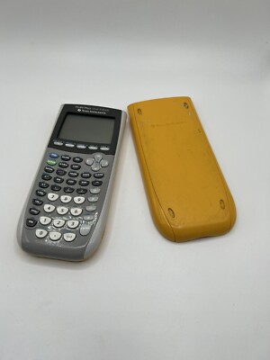 Texas Instrument TI-84 Plus Silver Edition Yellow Calculator With Cover ...
