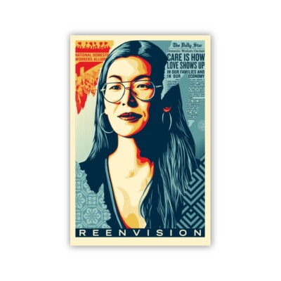 SIGNED Shepard Fairey OBEY Giant Reenvision Offset Poster Print Ai-Jen ...