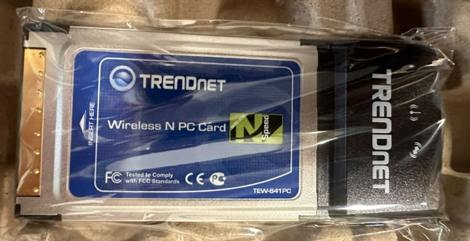 Trendnet TEW-641 Wireless N PC Card WIFI 8x Speed 4x Coverage | eBay