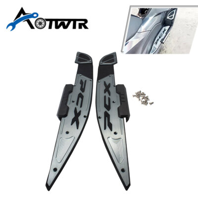 Motorcycle Footrest Foot Pegs Pedal Plate Fit For Honda PCX 125 160 ...