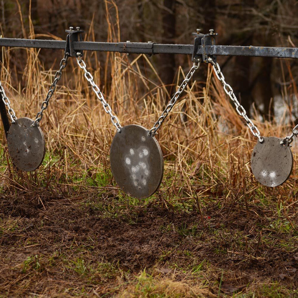 Ash & Ember 2 Sets of 3/8" Thick AR500 Steel Plate Gong Shooting ...