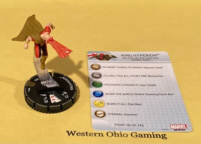 Marvel Heroclix King Hyperion #041a USED The Invincible Iron Man Single ...