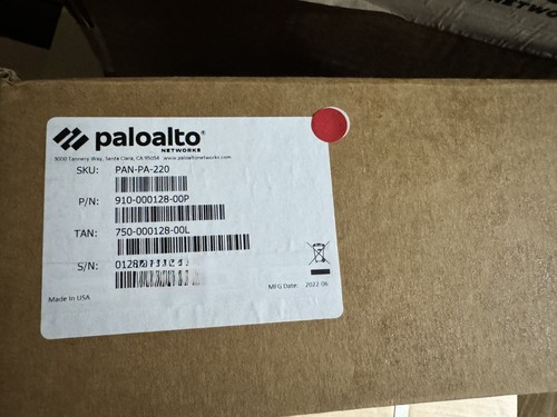 PALO ALTO PAN-PA-220 NEXT GEN FIREWALL Paloalto New | eBay