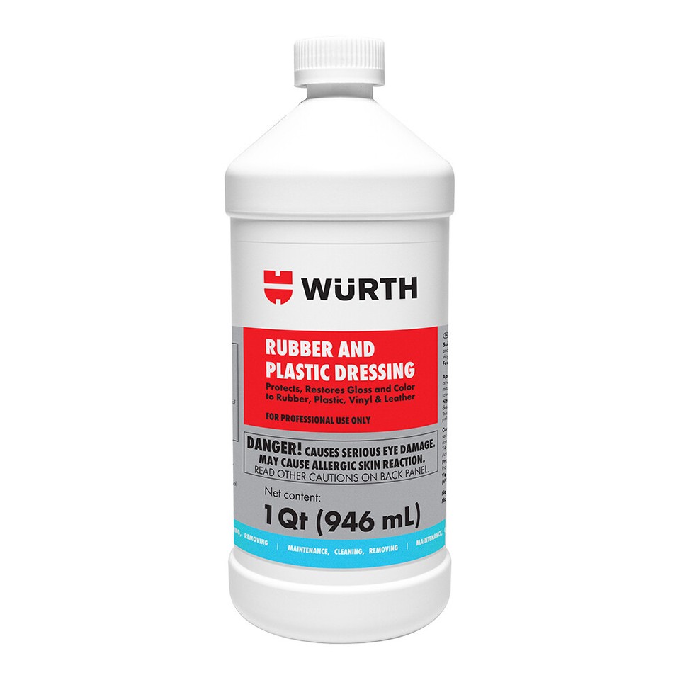 Wurth Rubber and Plastic Dressing | 1 Quart | Made in USA | Car Detail ...