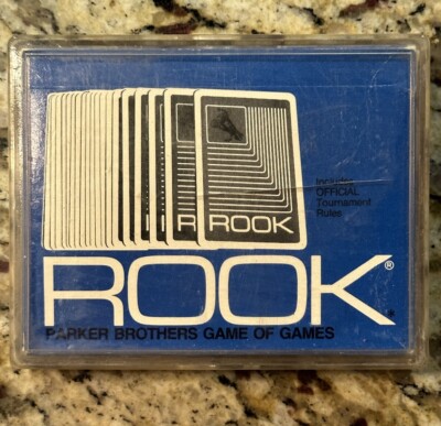 Vintage 1972 Blue Rook Playing Cards Complete with Rule Book and ...