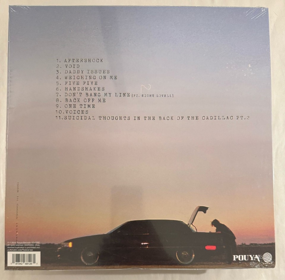 POUYA – FIVE FIVE - VINYL LP ERE1041 NEW - PICTURE DISC - 45RPM - A32 ...