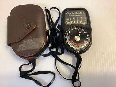 Weston Master II Universal Exposure Meter Model 735 With Case | eBay