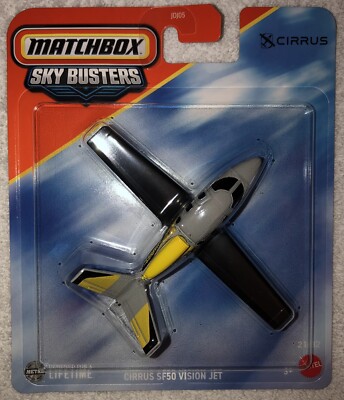 Matchbox Sky Busters #21/32 Cirrus SF50 Vision Jet GREY | BLACK ...