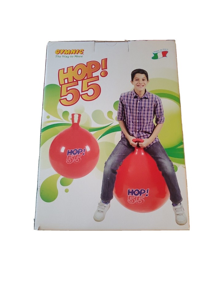 Gymnic Ball Hop ! 55 made in Italy, Red, Bouncing Ball. NEW | eBay