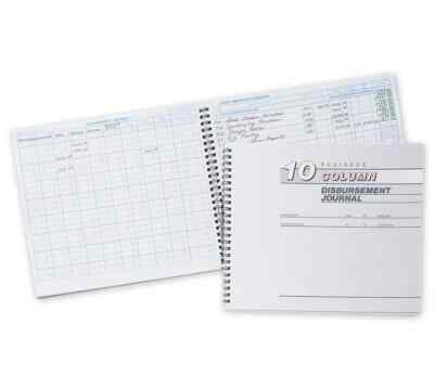 Cash Receipts Journal - 10 Column Disbursement Journal ONE JOURNAL | eBay