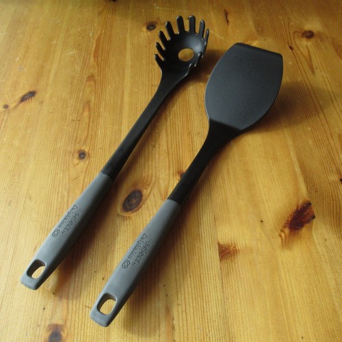 Lot of 2 Select by Calphalon Nylon Turner Spatula & Pasta Server Fork ...