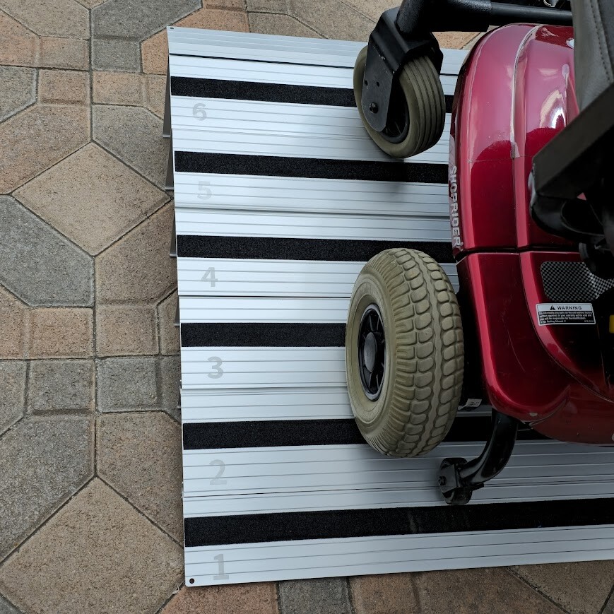 Rise threshold Wheelchair, walkers ramp Mobility aids, Heavy-duty ...