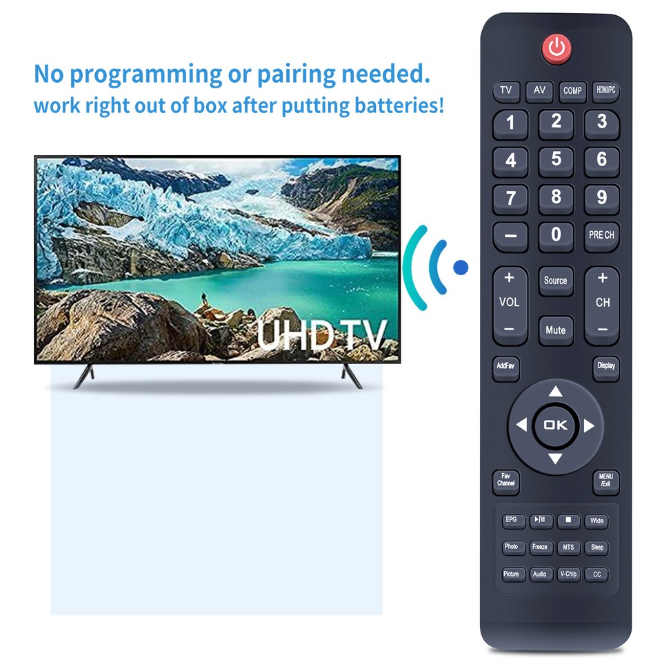 98GR7BDBNEACD Remote Control For AOC TV LC42H163 LC32W163 LC32W063 ...