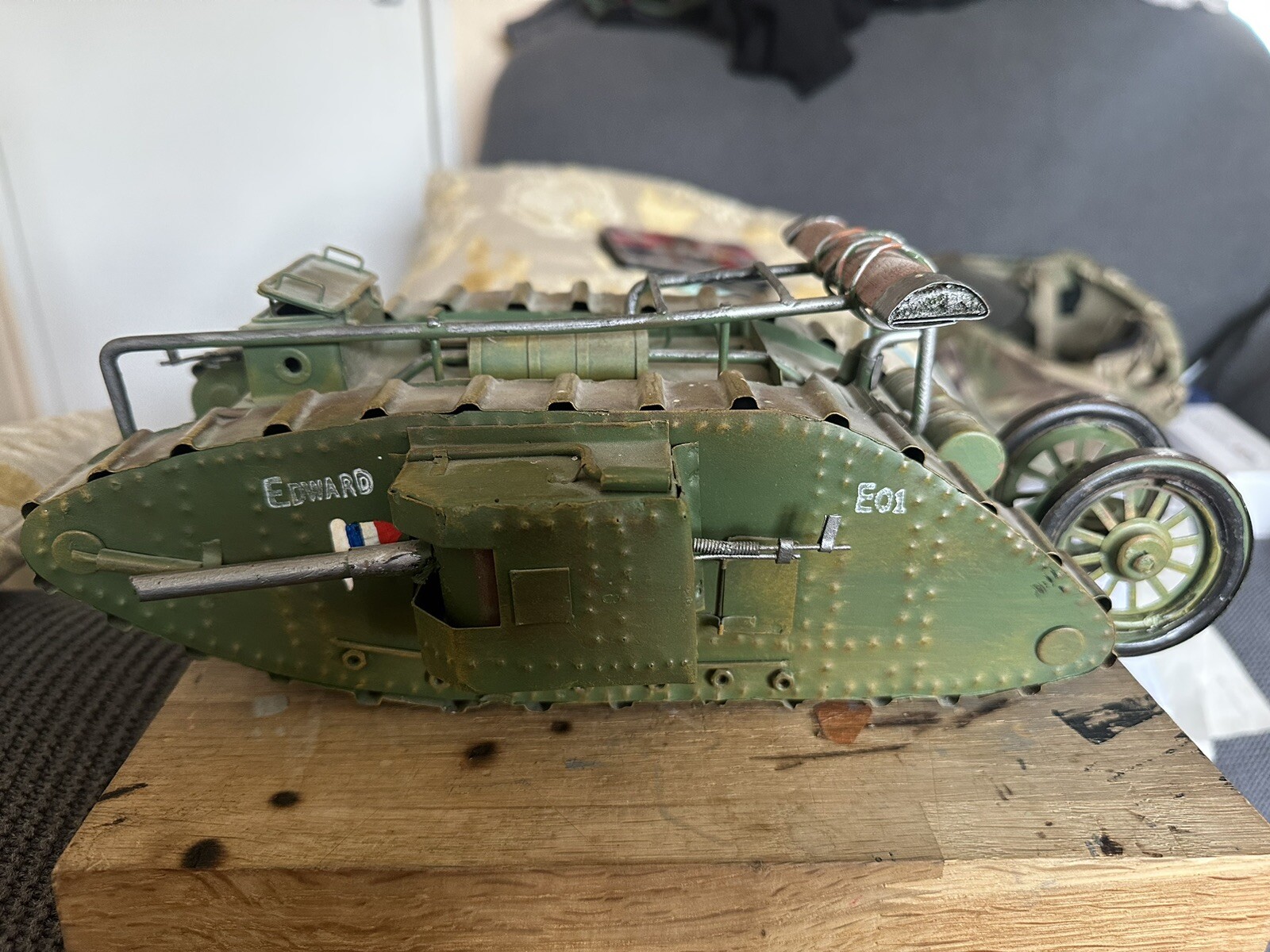 Tin Mark 1 Tank WW1 Toy 330mm Long 190mm Width And 120mm High | eBay UK