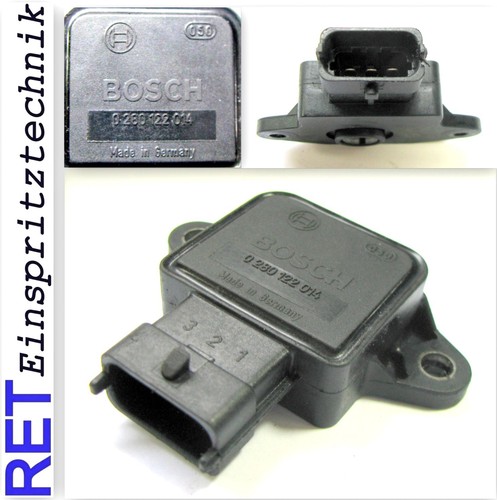 Drosselklappensensor BOSCH 0280122014 Opel Corsa Astra Omega original ...