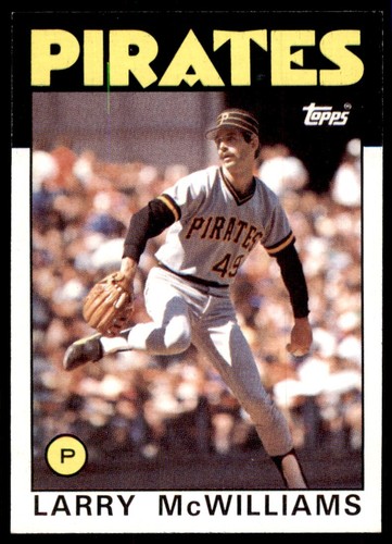 1986 Topps Baseball Card Larry McWilliams Pittsburgh Pirates #425 | eBay