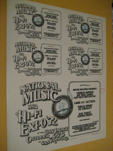 Fillmore Art CHUCK BERRY CHARLES MINGUS Bo Diddley Blues Jazz Poster ...