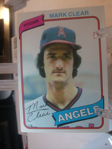1980 Topps Baseball Card #638 - Mark Clear RC - California Angels ...