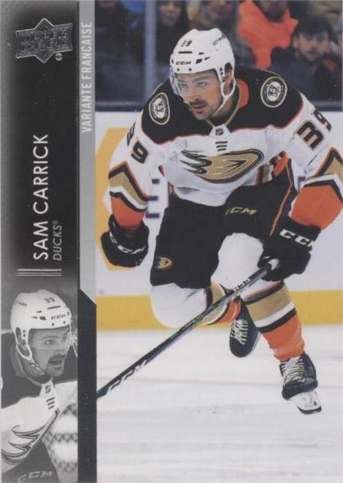 2021-22 Upper Deck Extended Series - Sam Carrick #501 French for sale ...