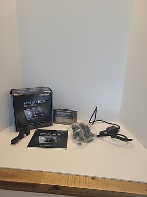 Alpine Pnd-k3 Gps Portable Navigation System Looks New Open Box Tested ...