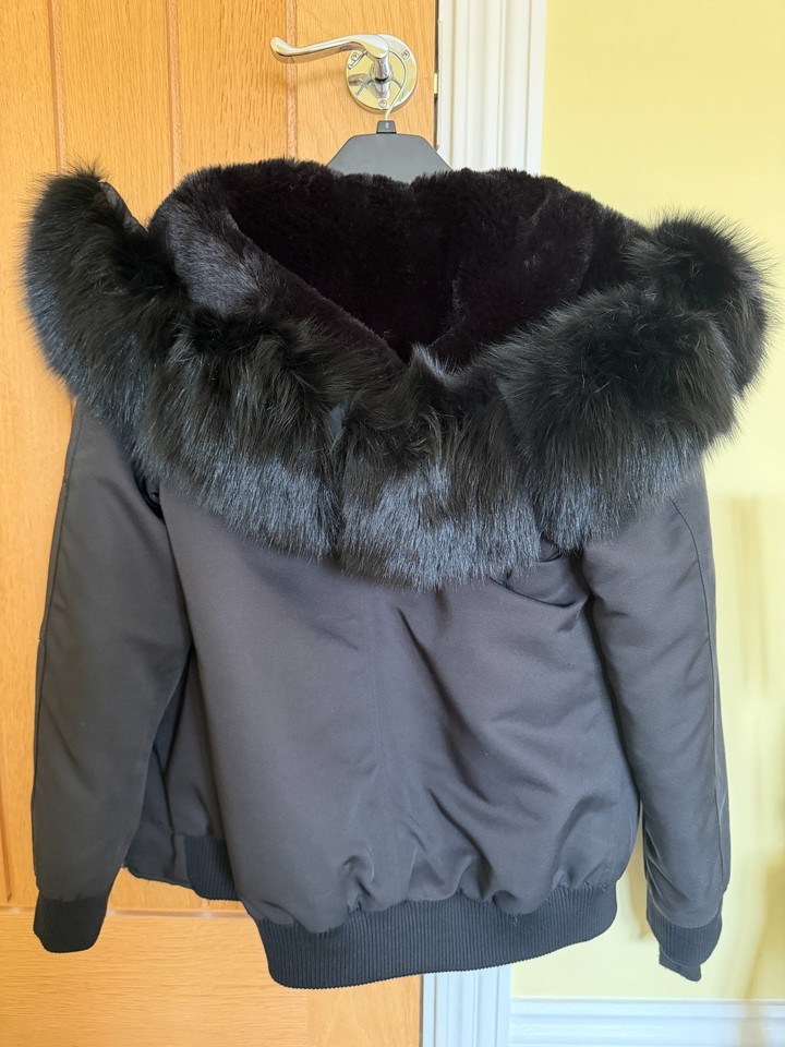 Sloane Fox St Anton Lux Bomber Black | eBay UK
