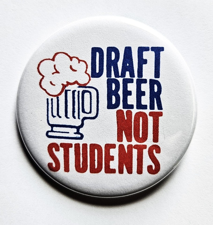 Vintage Reproduction Protest Pinback Buttons Magnets & Bottle Openers ...