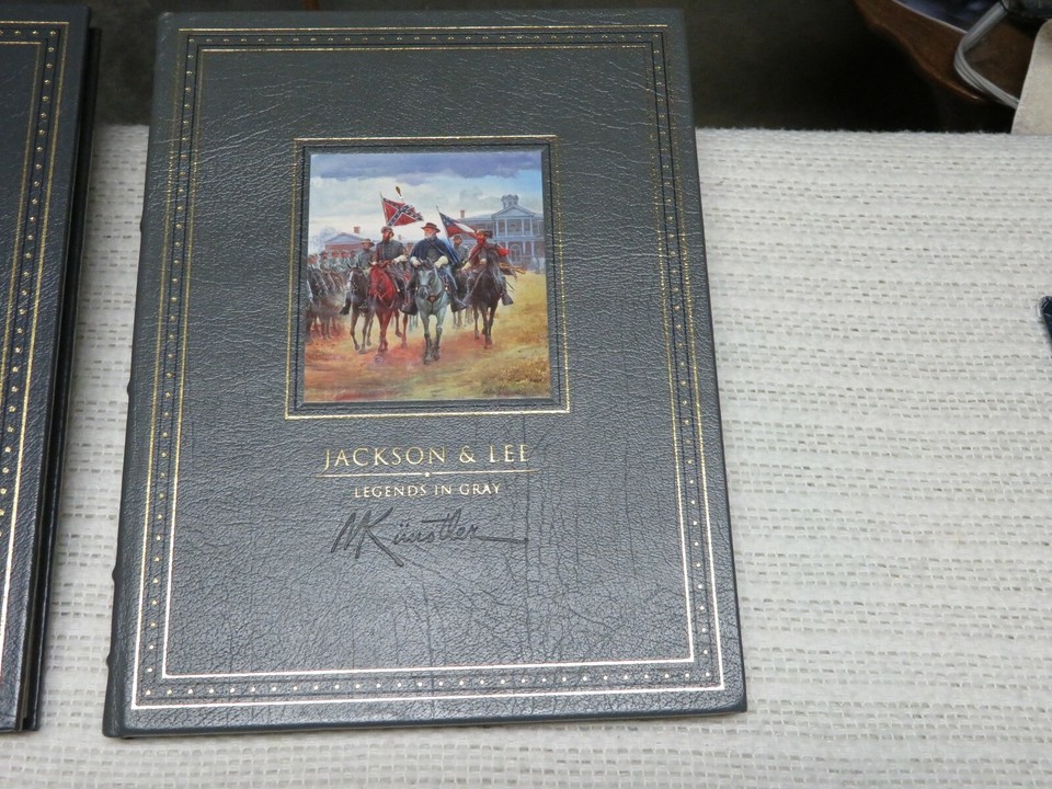 Mort Kunstler Leather Book Grouping, Plus Two Free Gifts | eBay