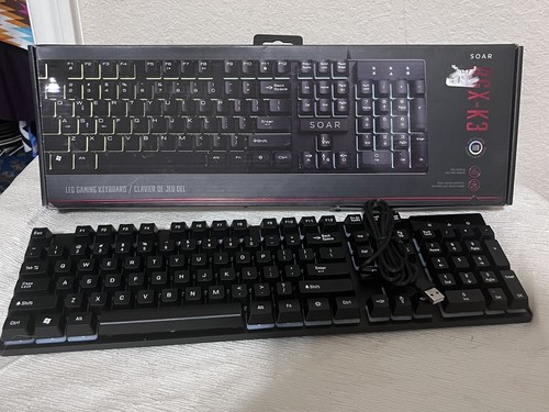 Soar K3 RGX Mechanical Keyboard. Anti-Ghosting. Color Changing LED ...