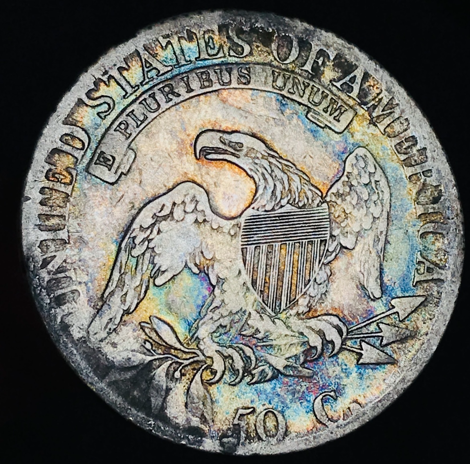 1813 Capped Bust Half Dollar 50C Ungraded Circulated 90% Silver US Coin ...