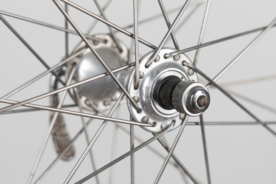 CAMPAGNOLO CHORUS FIR EL-40 RIMS CLINCHER WHEELSET VINTAGE WHEELS 36H ...