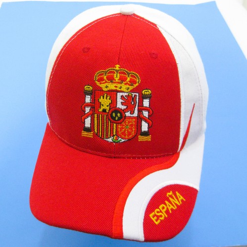 SPAIN Espana Men's Women's Red Baseball Cap Hat (Adult Adjustable ...